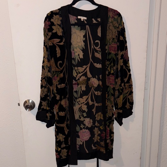 Willow & Clay | Intimates & Sleepwear | Willow Clay Black Velvet Floral ...